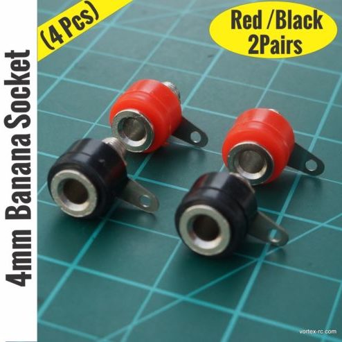 4MM Banana Socket Red/black 2 Pairs (4Pcs) – My Blog