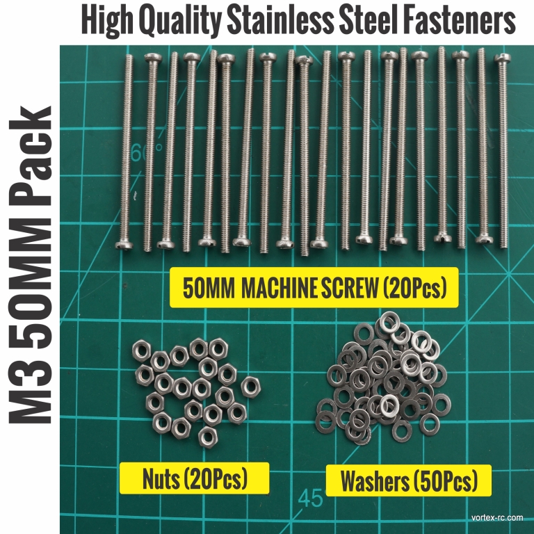 Metric M3 50MM Stainless Steel Machine Screw Set – My Blog