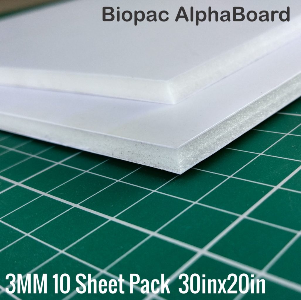 Biopac Alphaboard 3MM 10 Sheet Pack – My Blog